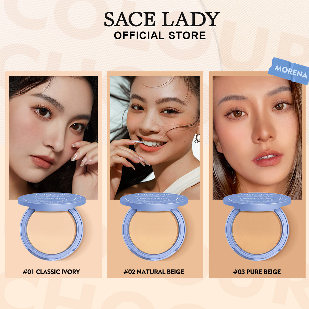 Lasting waterproof Oil control Matte flawless press powder | SACELADY
