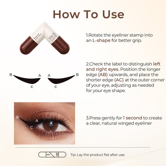 DUAL-END EYELINER STAMP – SACELADY